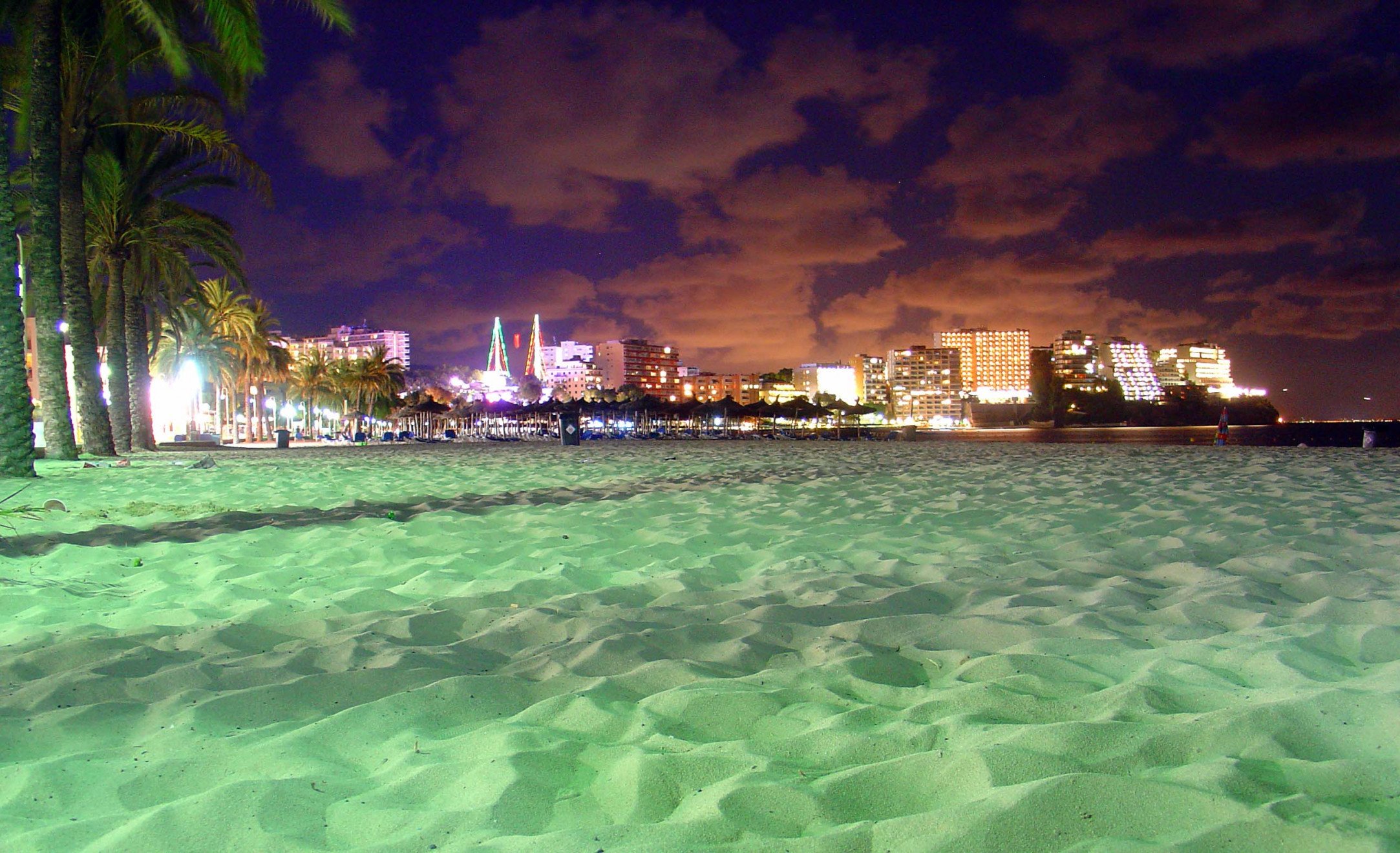 Playa Magalluf en Calvià, Islas Baleares / Isla de Mallorca