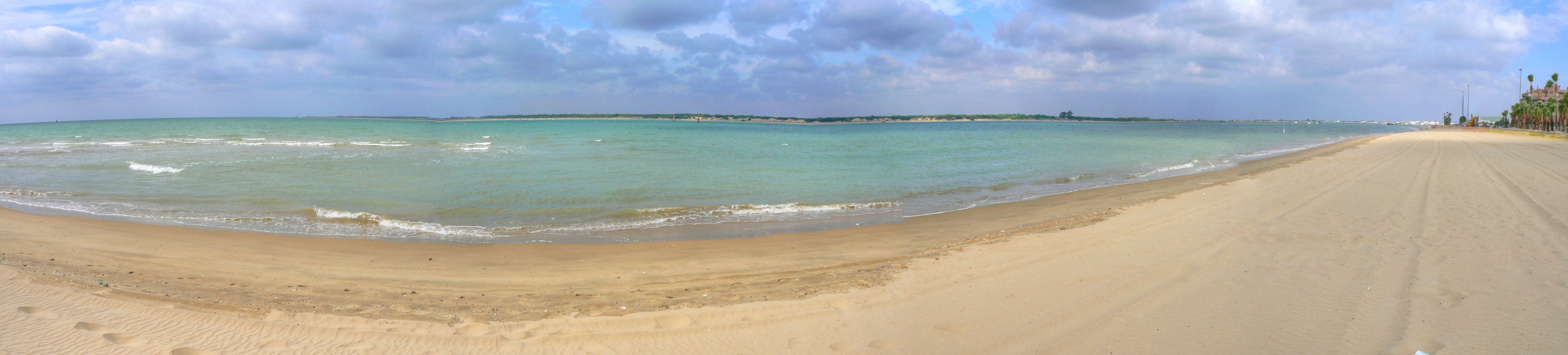 Playa Bonanza en Sánlucar de Barrameda, Cádiz