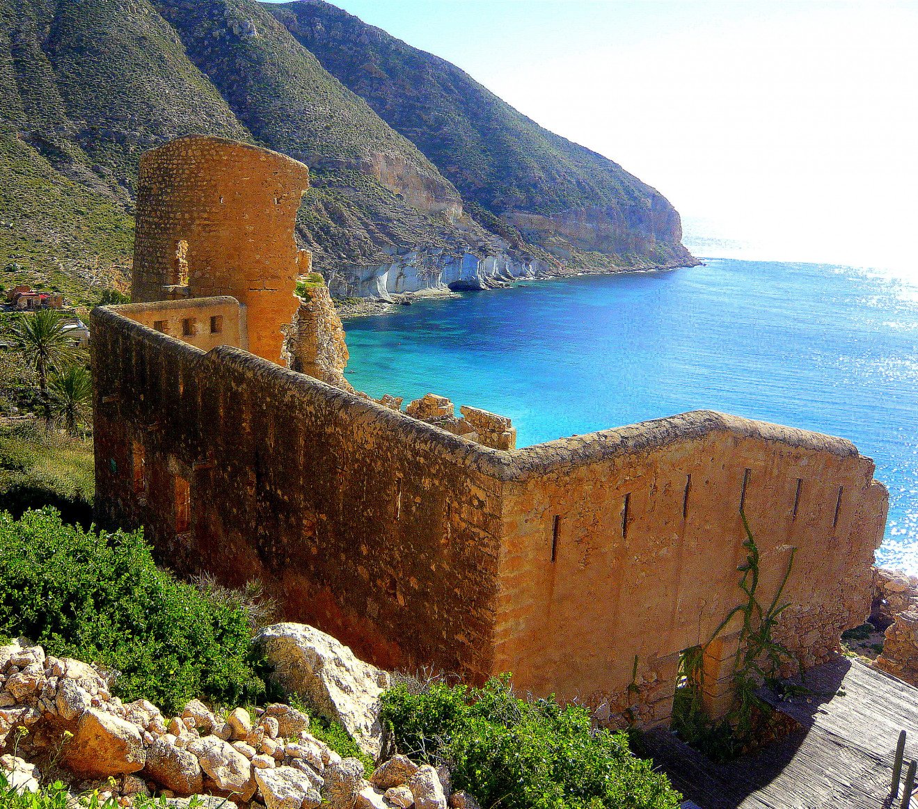 Playa Cala San Pedro en Níjar, Almería