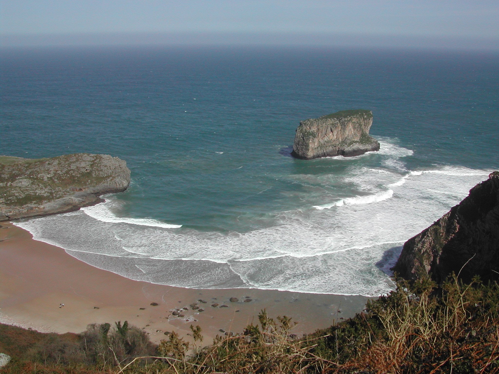 Playa Andrín en Llanes, Asturias