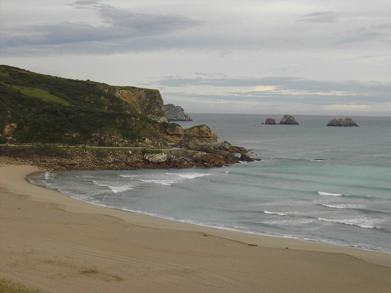 Playa Usgo en Miengo, Cantabria