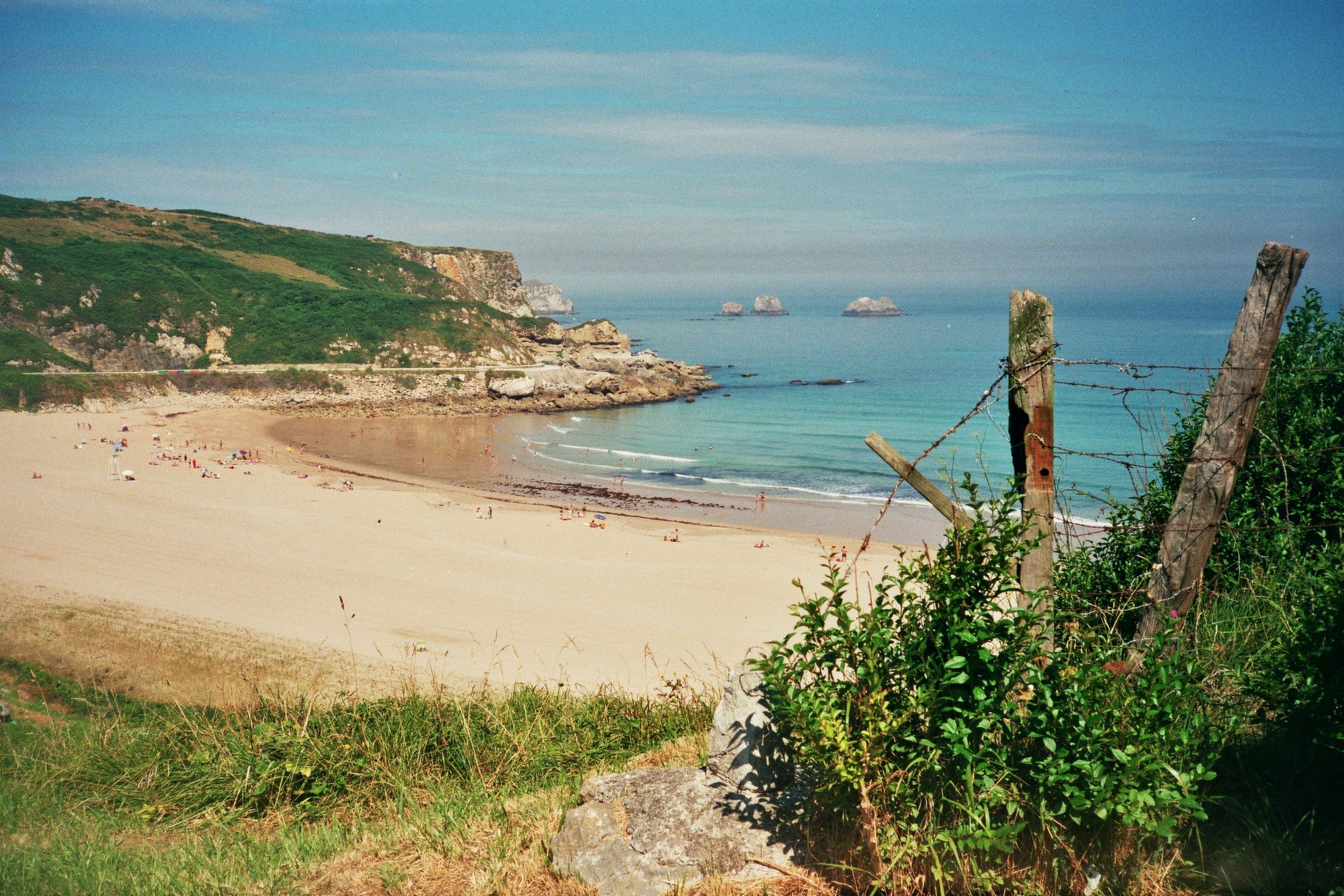 Playa Usgo en Miengo, Cantabria