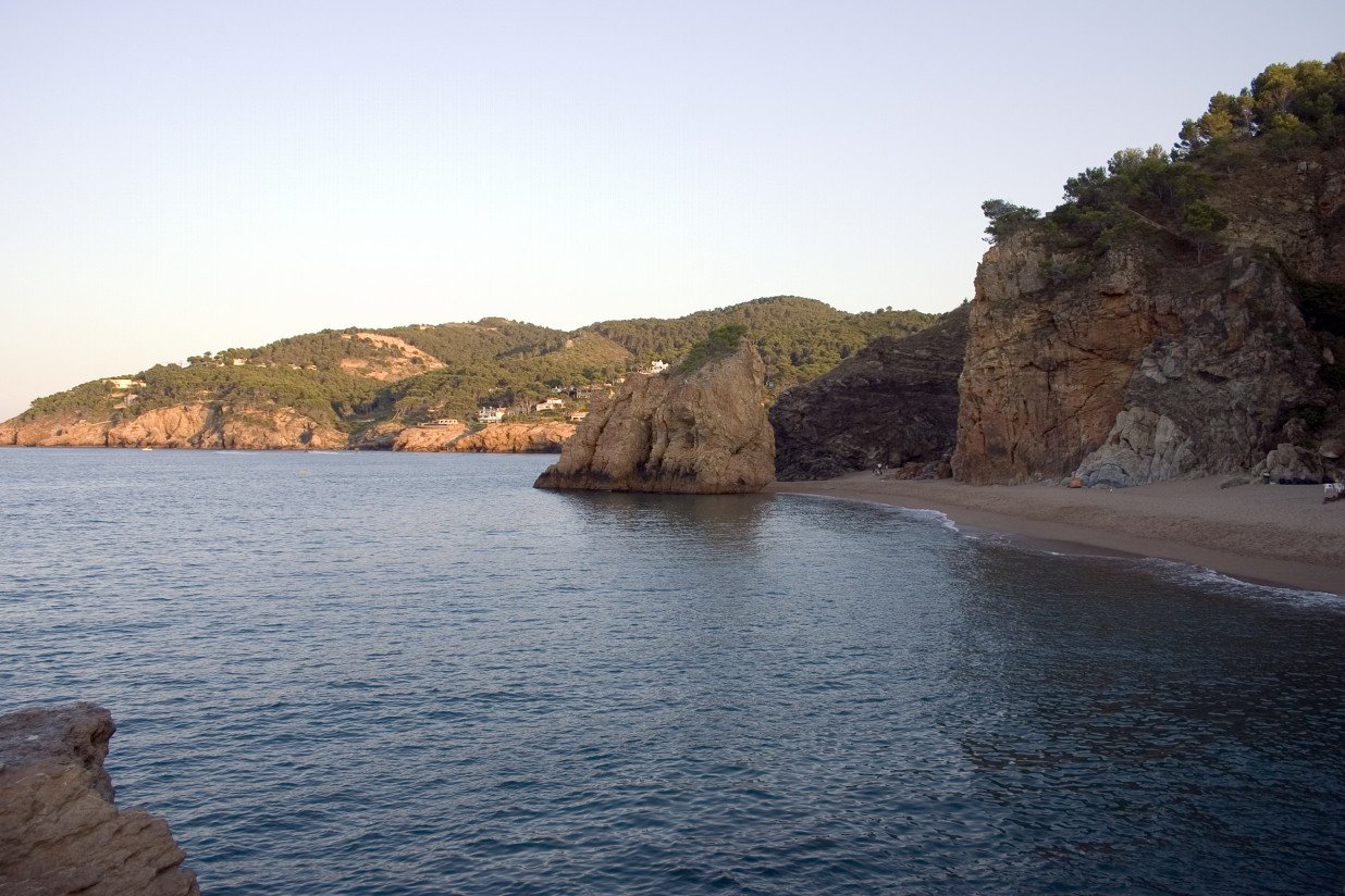 Playa Sa Riera en Begur, Girona
