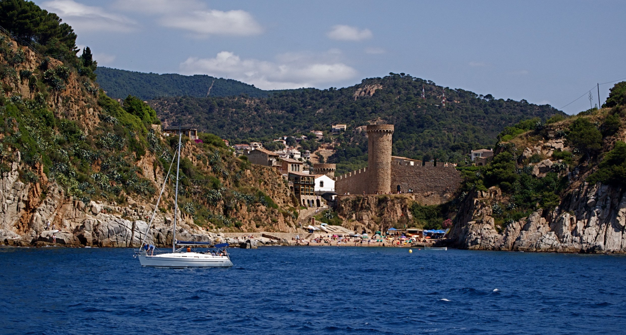 Playa Es Codolar en Tossa de Mar, Girona