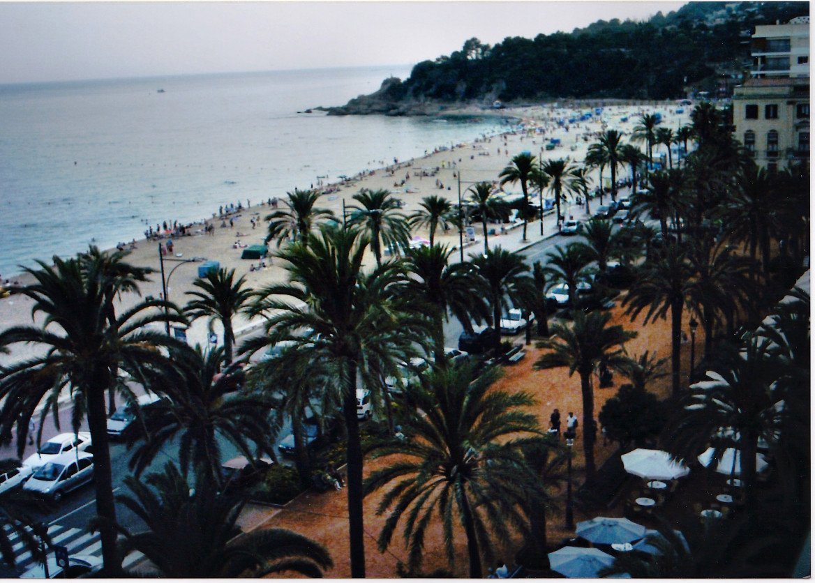 Playa Cala Banys en Lloret de Mar, Girona