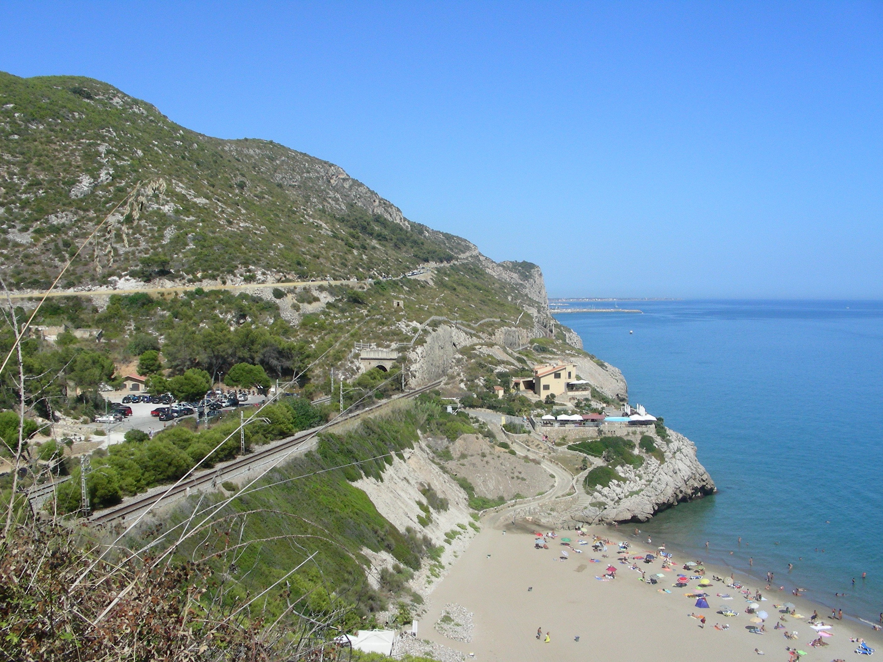 Playa Els Balmins en Sitges, Barcelona